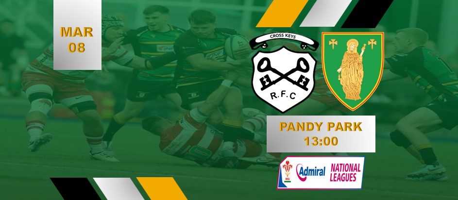 Cross Keys. New Date – Merthyr RFC Wales