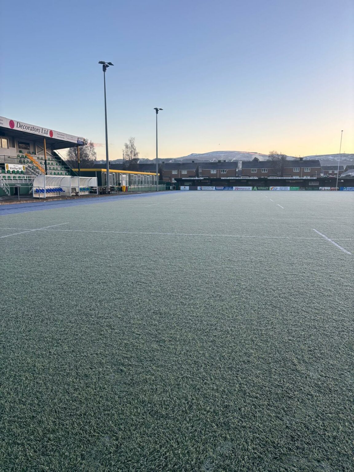 Match Postponed. Llanelli Wanderers 10th January 2026 – Merthyr RFC Wales